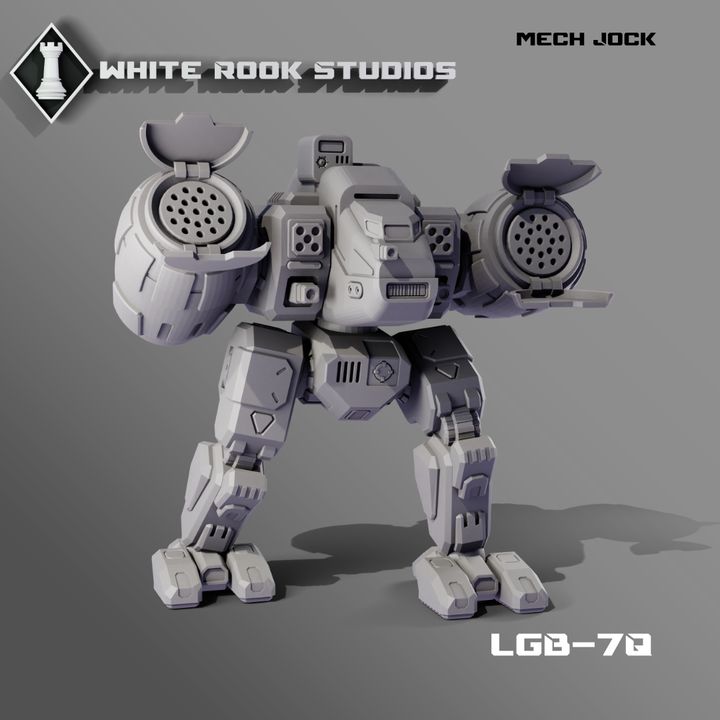 3D Printable American Mecha - LGB Distance Bow - Series 10 12 13 14 ...