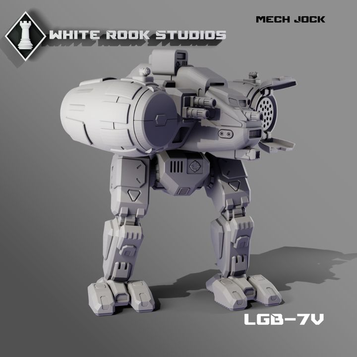 3D Printable American Mecha - LGB Distance Bow - Series 10 12 13 14 ...