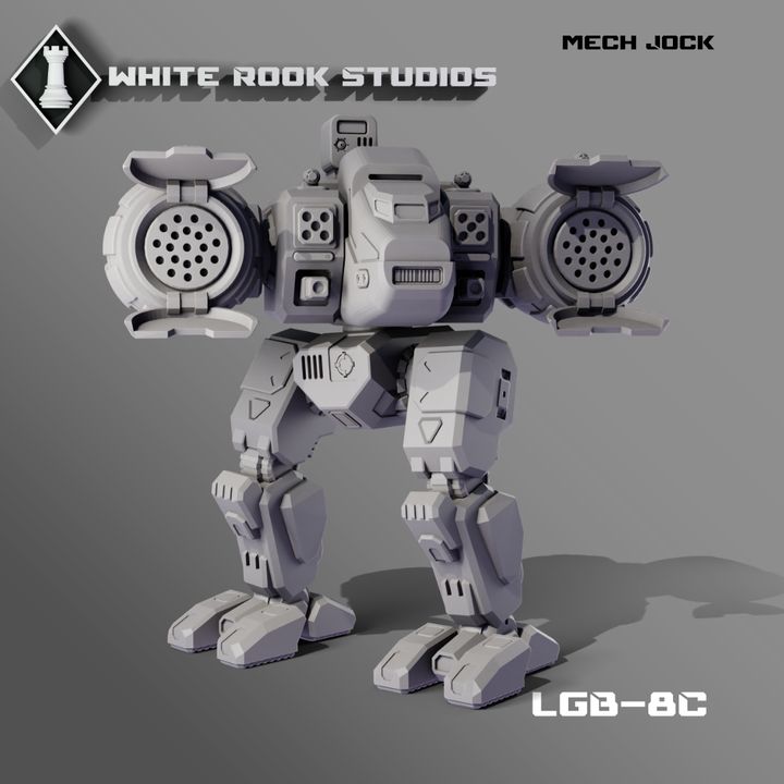 3D Printable American Mecha - LGB Distance Bow - Series 10 12 13 14 ...