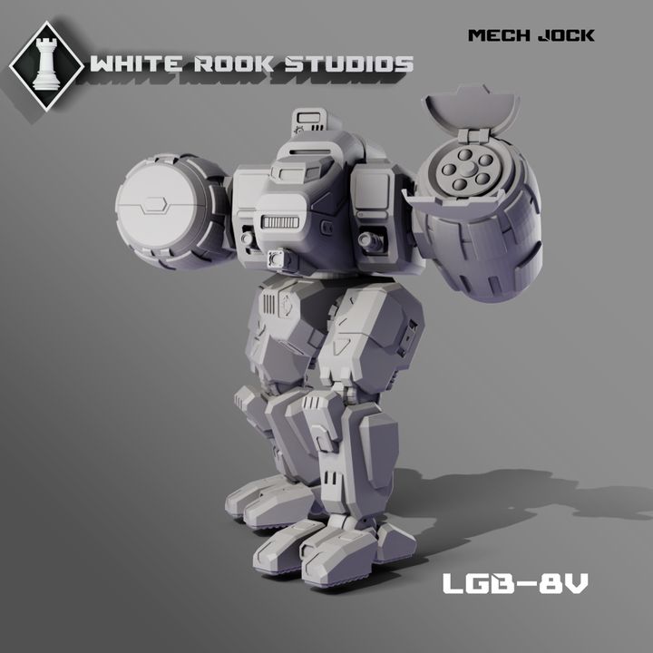 3D Printable American Mecha - LGB Distance Bow - Series 10 12 13 14 ...