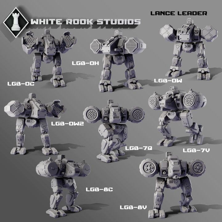 3D Printable American Mecha - LGB Distance Bow - Series 10 12 13 14 ...
