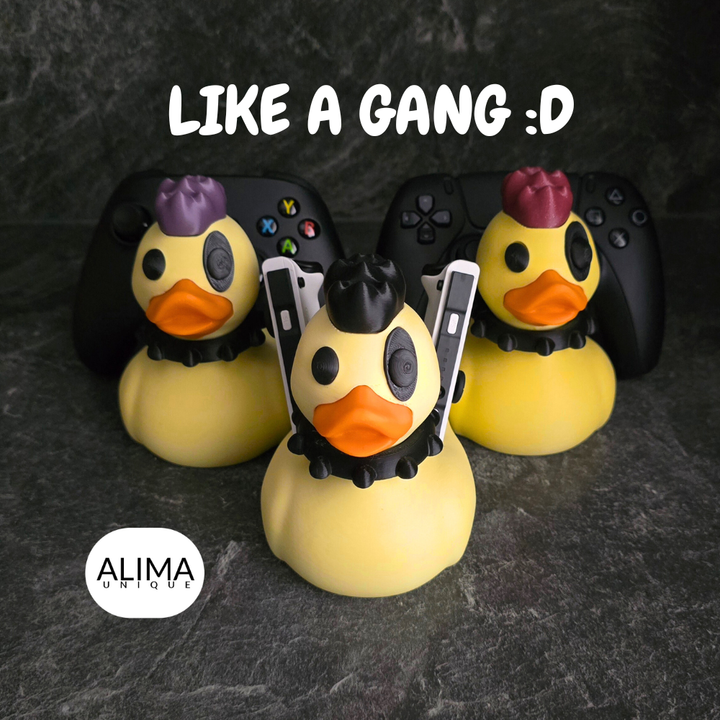 3D Printable Punk Style Rubber Duck - Gaming collectible - PS5, XBOX ...
