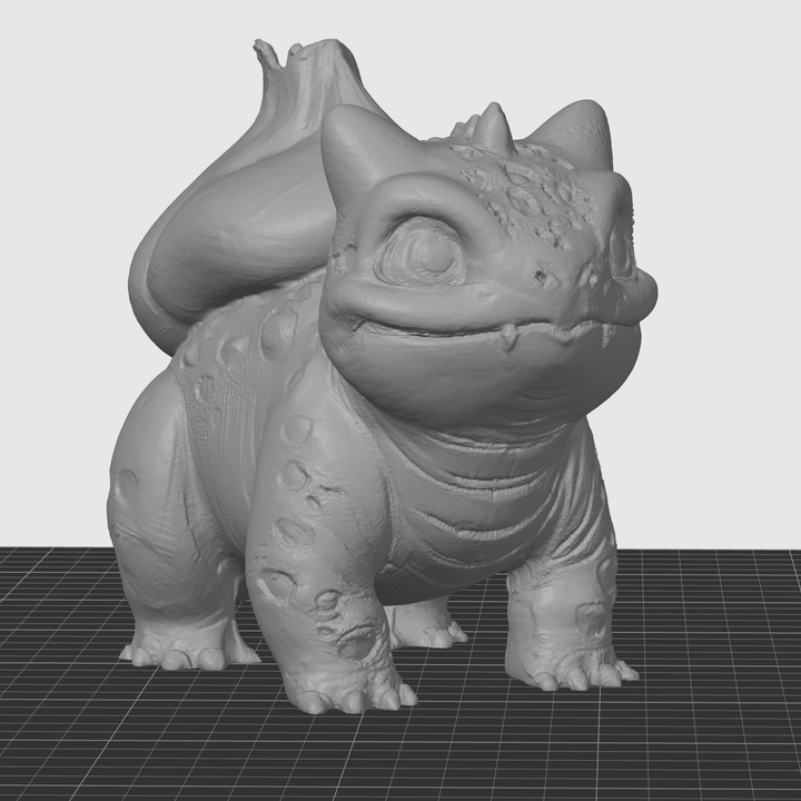 3D Printable Realistic Bulbasaur - Pokémon Figurine - 3D Print STL/3MF ...