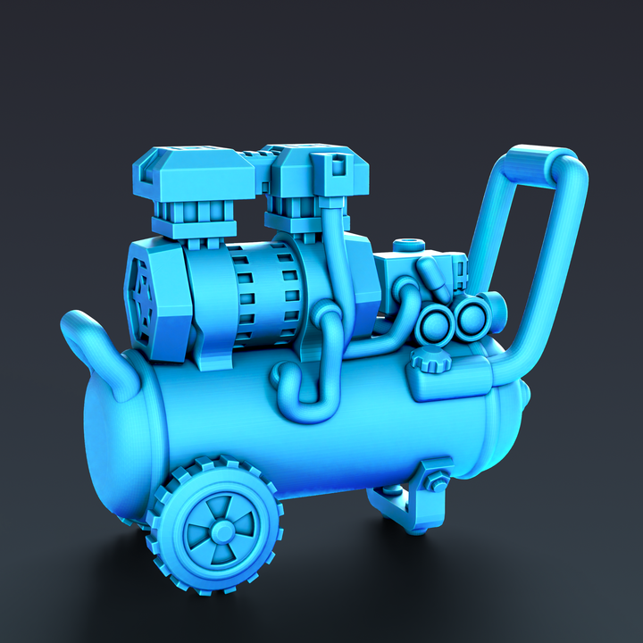 3D Printable Mini Compressor by Kalashnikov 3D