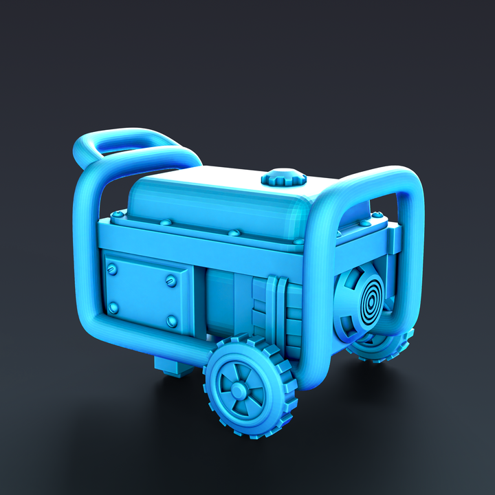 3D Printable Mini Generator by Kalashnikov 3D