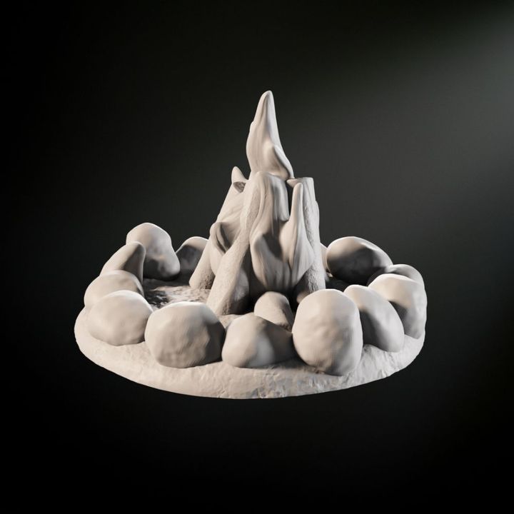 3D Printable Fire Pit by WargamesCo