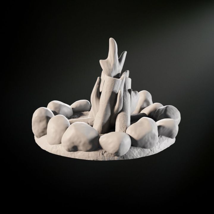 3D Printable Fire Pit by WargamesCo