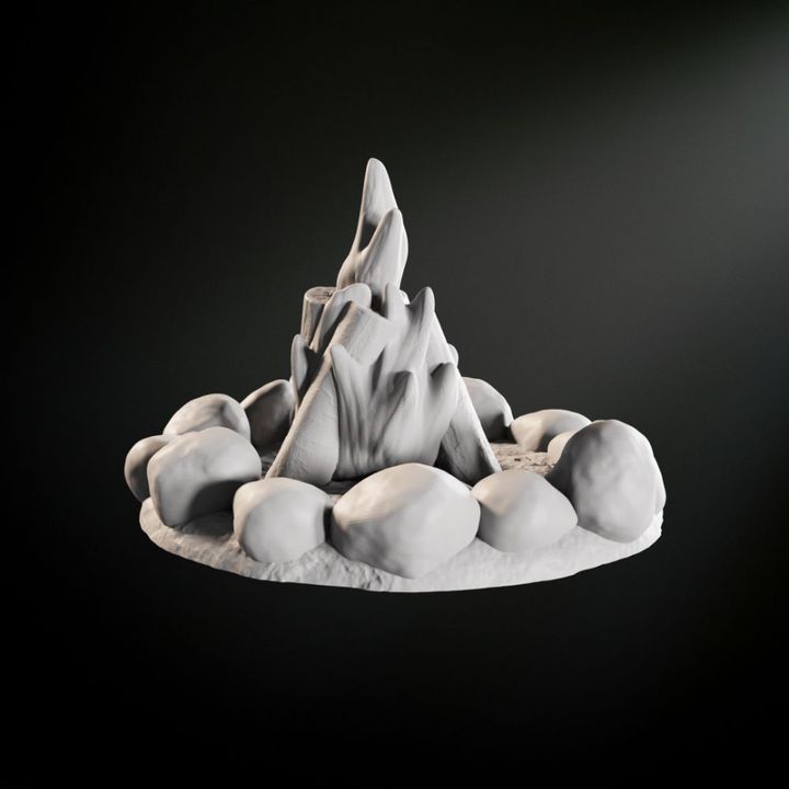 3D Printable Fire Pit by WargamesCo