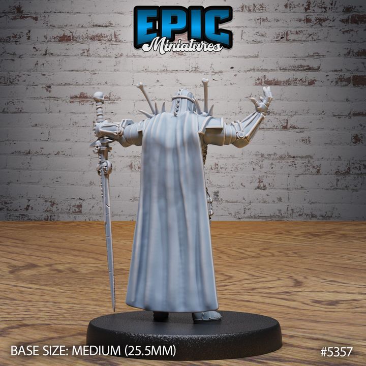 3D Printable Necro Knight / Undead Summoner / Necromancer Warrior ...