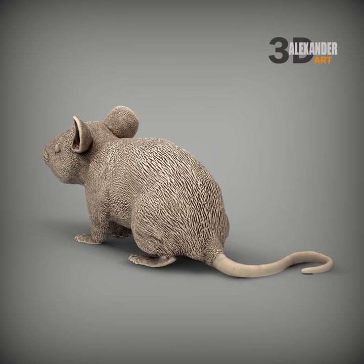 3D Printable mouse by Alexander3dart