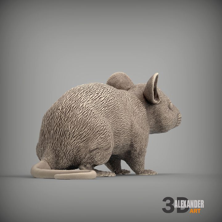3D Printable mouse by Alexander3dart