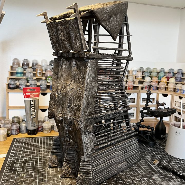 3D Printable Siege Tower - STL file by JSCreativeSE