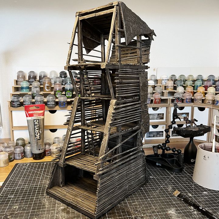 3D Printable Siege Tower - STL file by JSCreativeSE