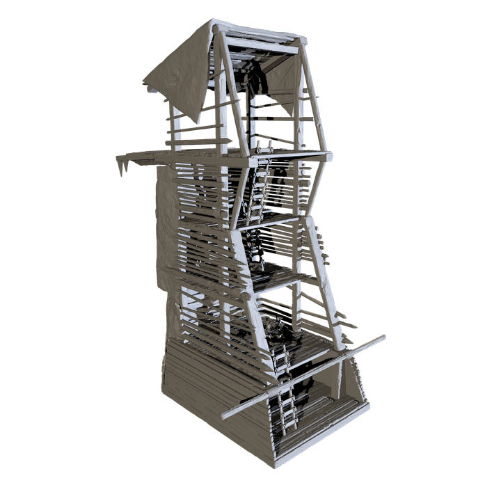 3D Printable Siege Tower - STL file by JSCreativeSE