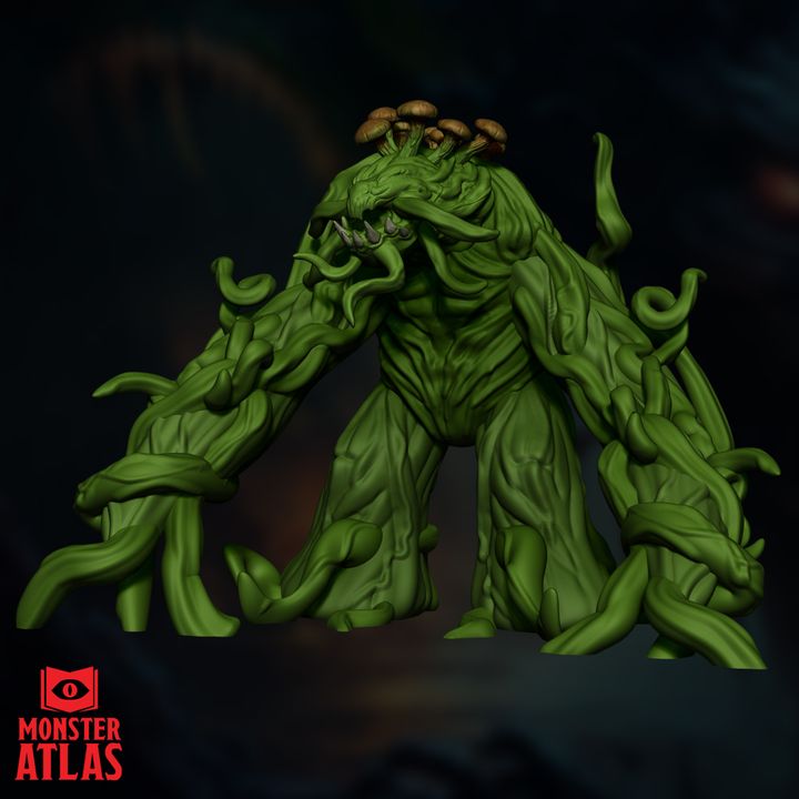 3D Printable Shambling Mound by Monster Atlas