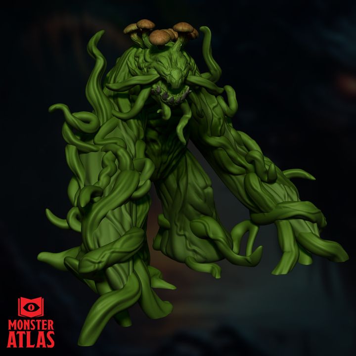 3D Printable Shambling Mound by Monster Atlas