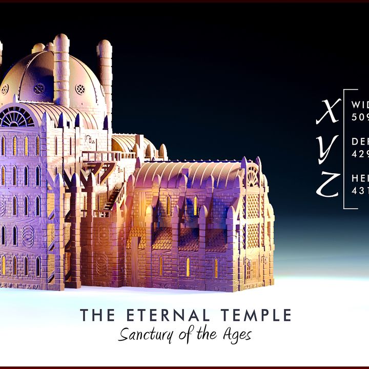 3D Printable The Eternal Temple by NOVAMINIS
