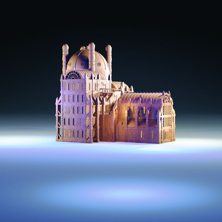 3D Printable The Eternal Temple by NOVAMINIS