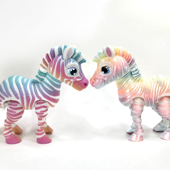3D Print of Flexi Zebra by sonshinesmiles