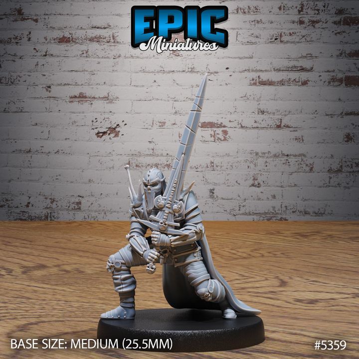 3D Printable Necro Knight Set / Undead Summoner / Necromancer Warrior ...