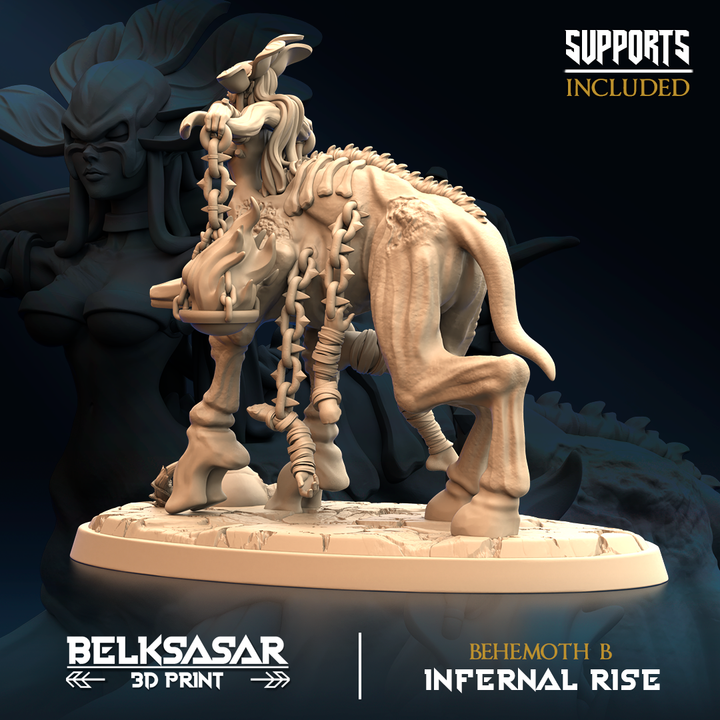 3D Printable Behemoth B Variant 2 by Belksasar