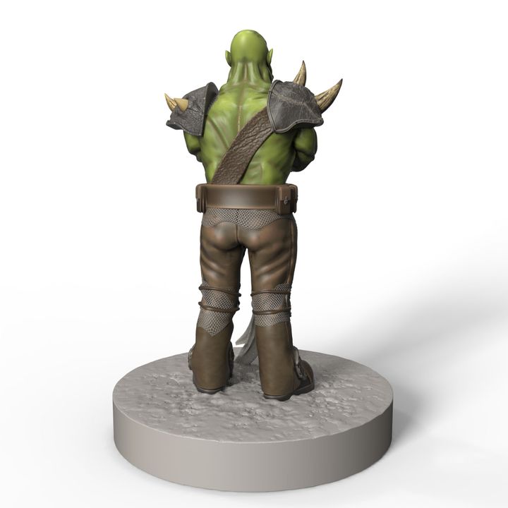 3D Printable Orc warrior – 3D Printable Miniature for D&D | STL File ...
