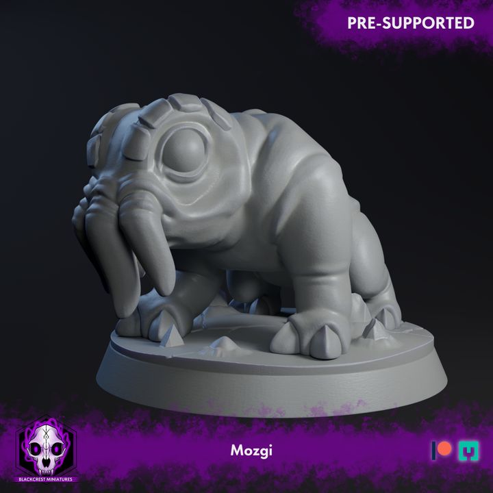 3D Printable Crestlings | Mozgi by Blackcrest Miniatures