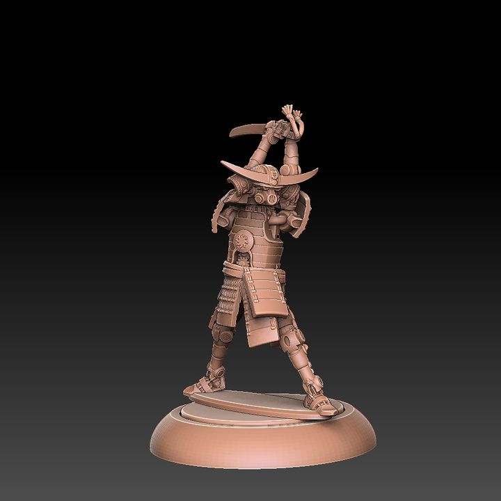 3D Printable Robo Samurai Mk 8 by Sharedog Miniatures