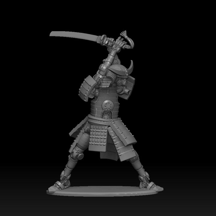 3D Printable Robo Samurai Mk 8 by Sharedog Miniatures