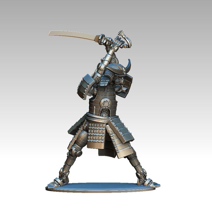 3D Printable Robo Samurai Mk 8 by Sharedog Miniatures