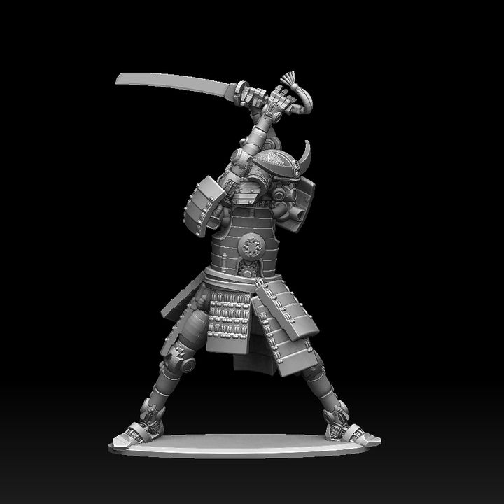 3D Printable Robo Samurai Mk 8 by Sharedog Miniatures