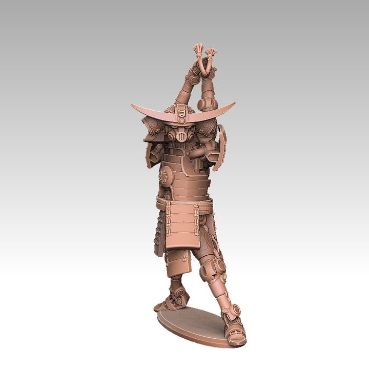 3D Printable Robo Samurai Mk 8 by Sharedog Miniatures