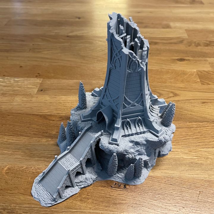 3D Printable noble elves - the white tower for 10mm fantasy war-games ...