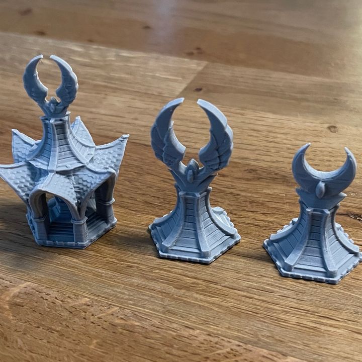3D Printable noble elves - the white tower for 10mm fantasy war-games ...