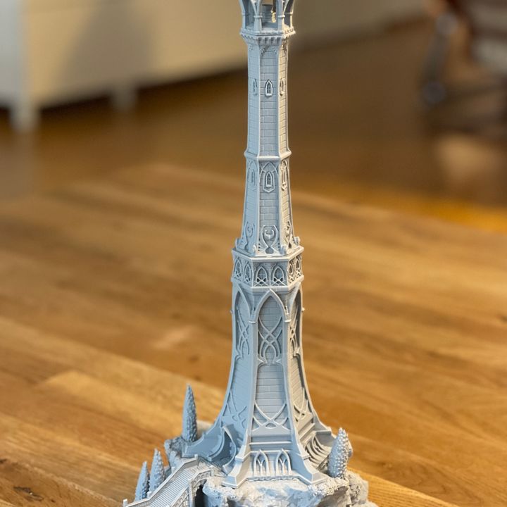 3D Printable noble elves - the white tower for 10mm fantasy war-games ...