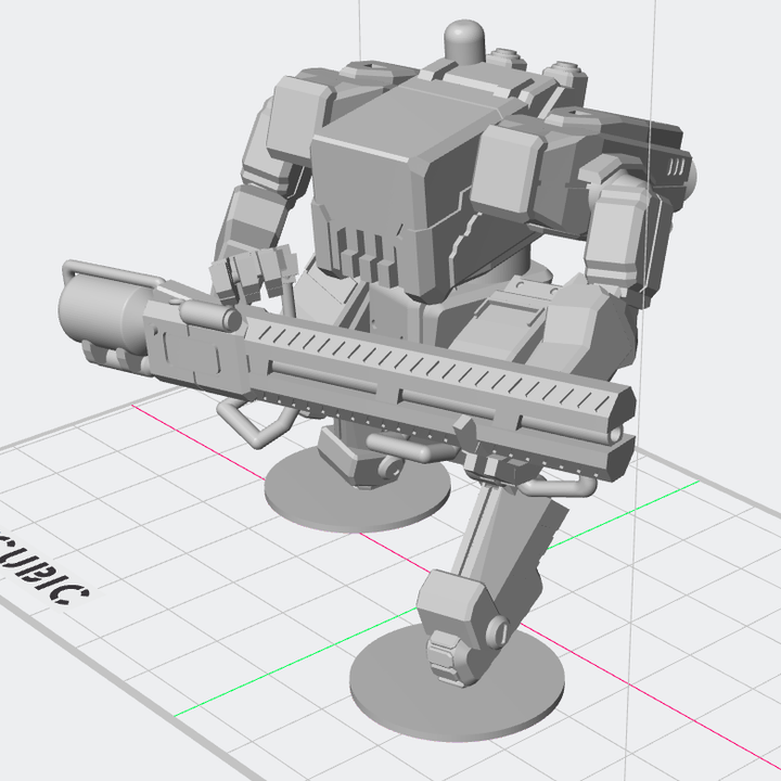 3D Printable Planet Shark Dust Drifter Mech by InfernoBot
