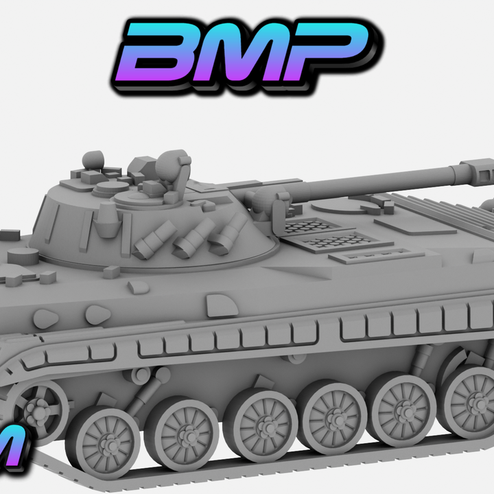 3D Printable BMP Infantry Fighting Vehicle by WarDaddy Studios