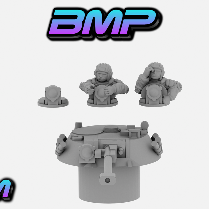 3D Printable BMP Infantry Fighting Vehicle by WarDaddy Studios
