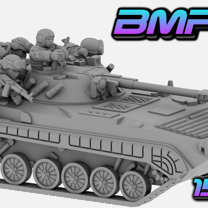 3D Printable BMP Infantry Fighting Vehicle by WarDaddy Studios
