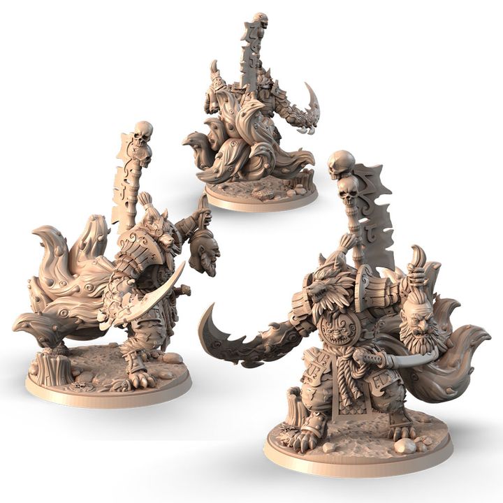 3D Printable Motzumi, Hatamoto Nogitsune by Signum Workshop