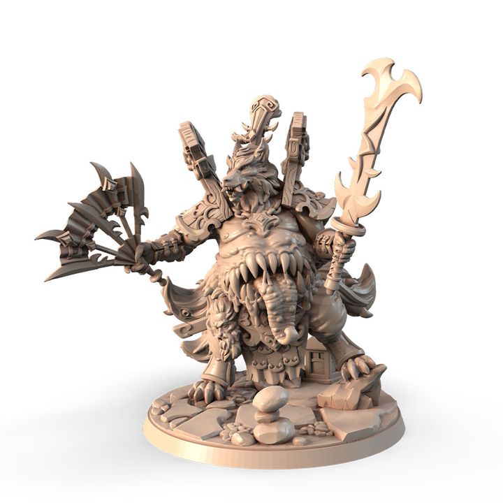 3D Printable Nogitsune, Yamabushi with Tessen by Signum Workshop