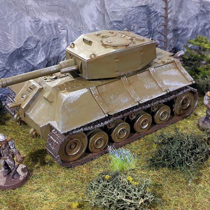 3D Printable Bastion Heavy Battle Tank by Culverin Models