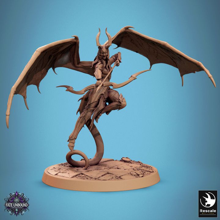 3D Printable Pack Female Cambion by Rescale Miniatures