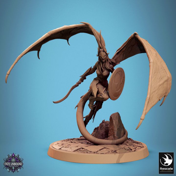 3D Printable Pack Female Cambion by Rescale Miniatures