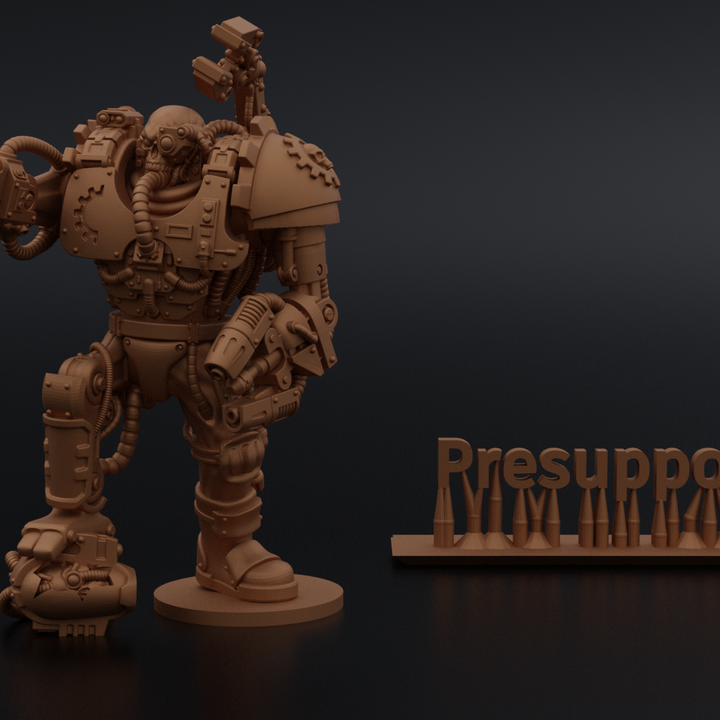 Téléchargement Single miniature Combat Cyborg Alpha PRESUPPORTED par ...