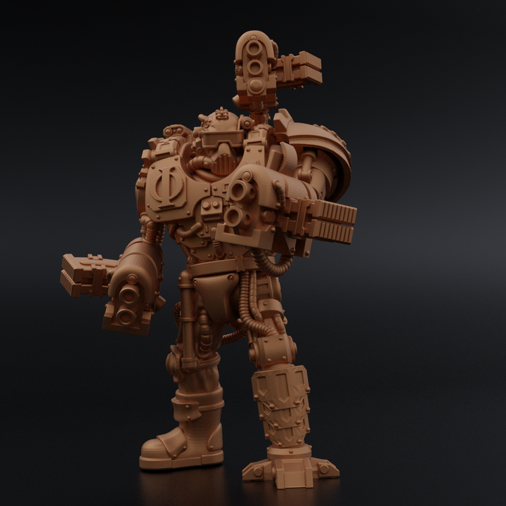 3D Printable Single miniature Combat Cyborg Alpha PRESUPPORTED by ...