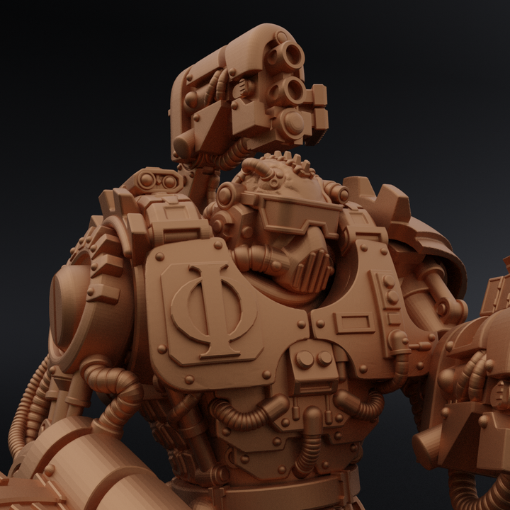 3D Printable Single miniature Combat Cyborg Alpha PRESUPPORTED by ...