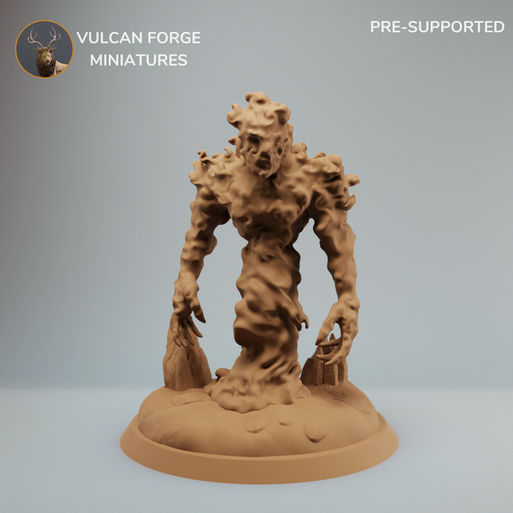 3D Printable Fire Elemental - pre supported by Vulcan Forge Miniatures