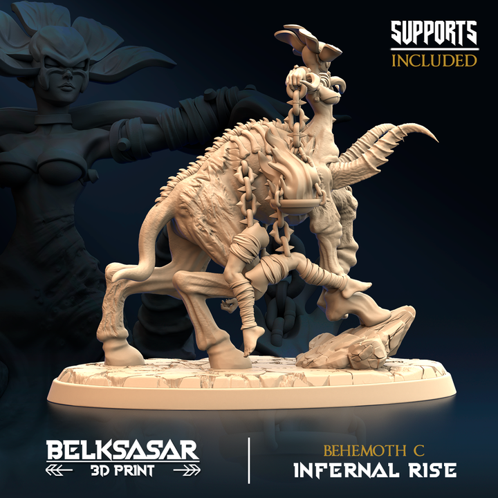 3D Printable Behemoth C by Belksasar