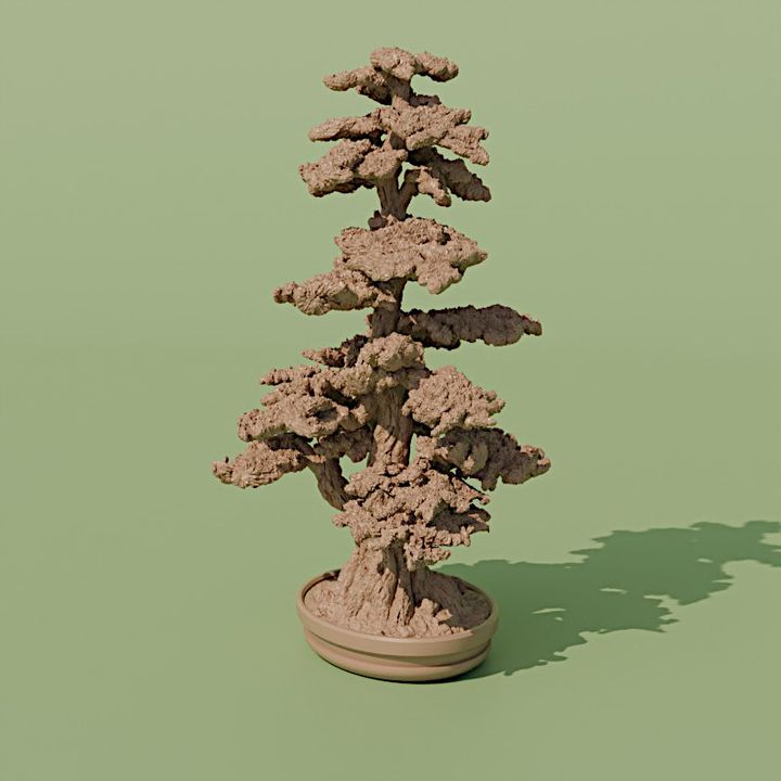 3D Printable bonsai 7 by Figures3d